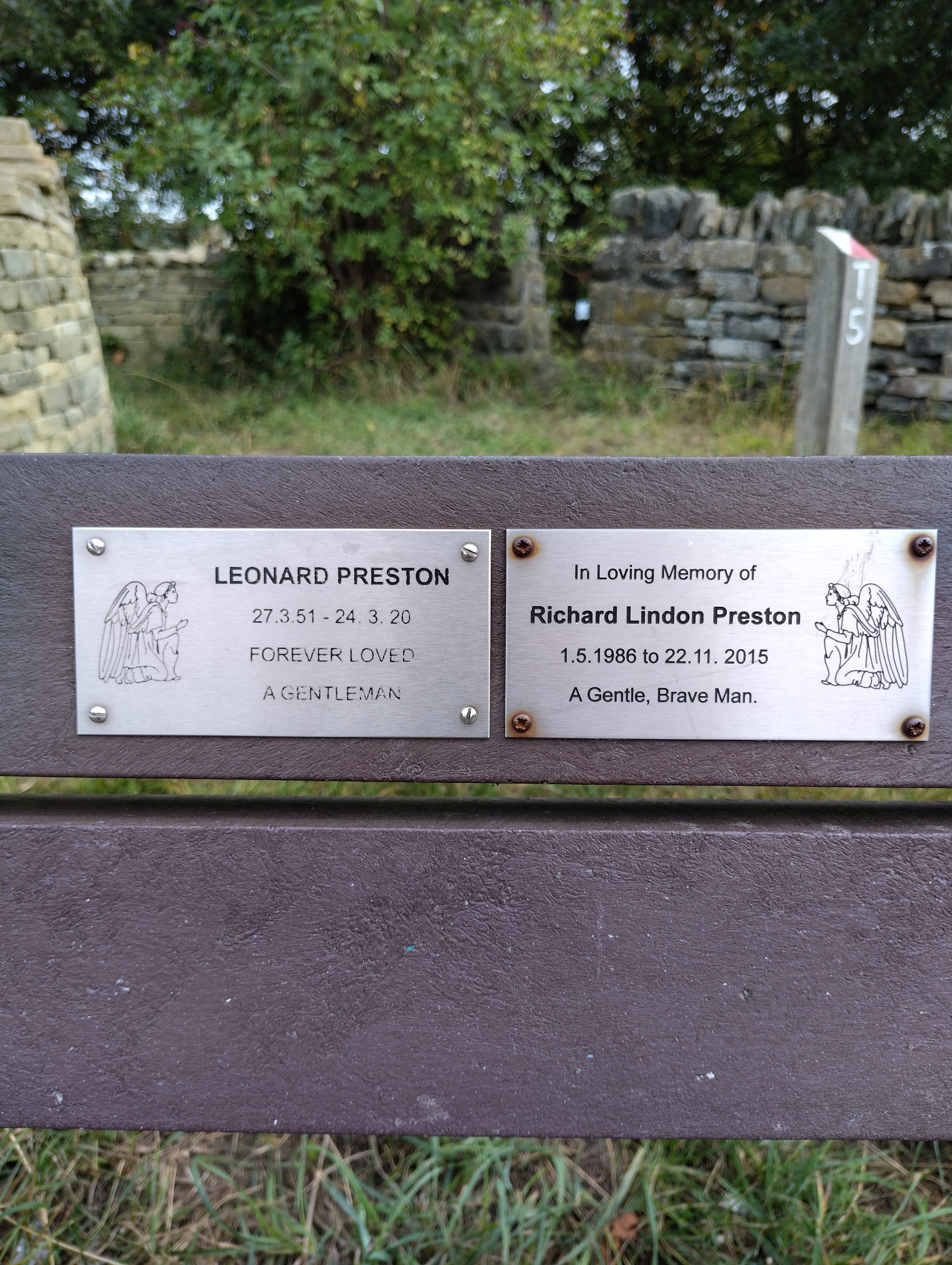 OpenBenches Leonard Preston 27.3.51 24.3.20 Forever Loved A G