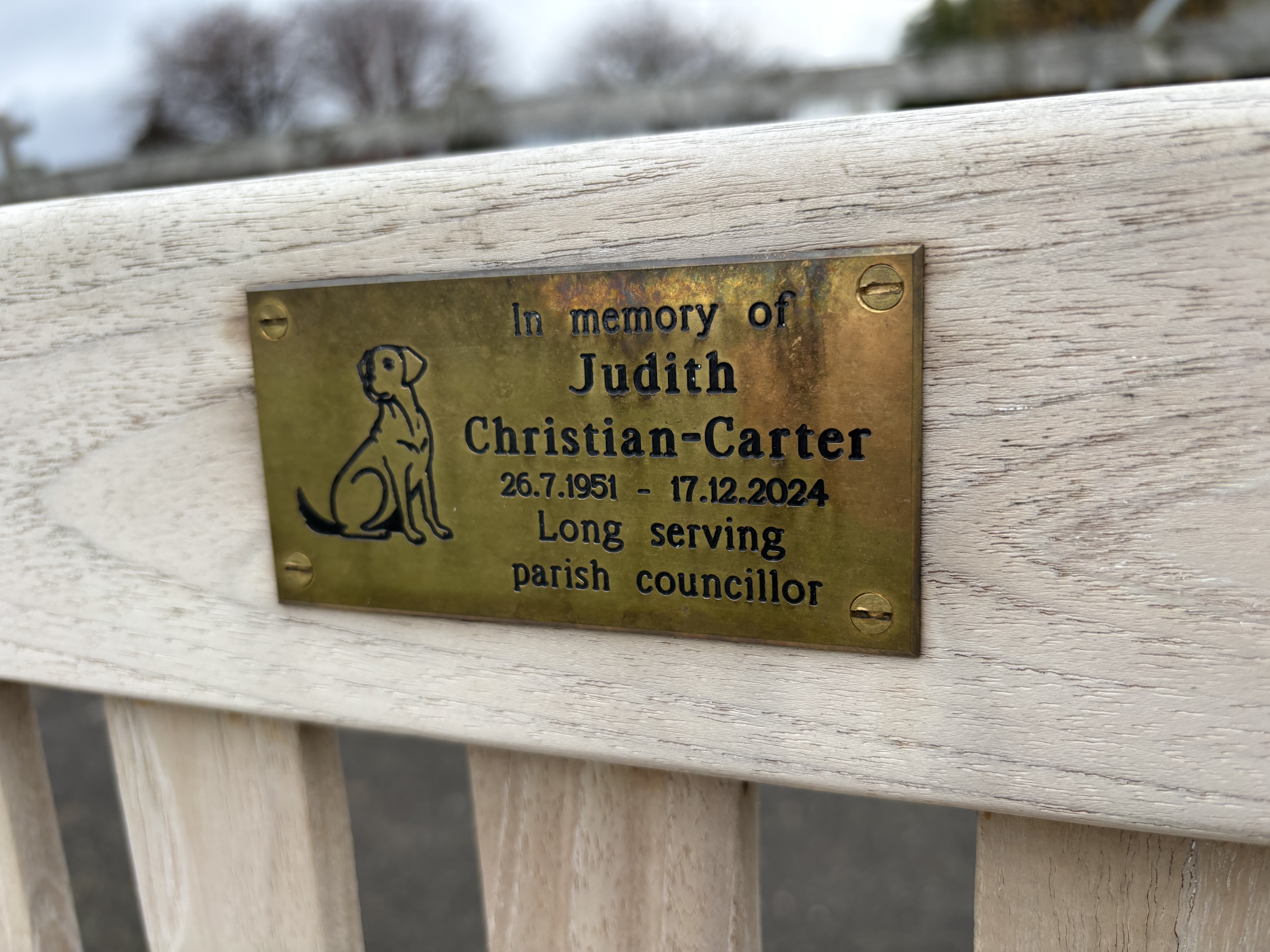 OpenBenches In Memory Of Judith Christian-Carter 26.7.1951 17